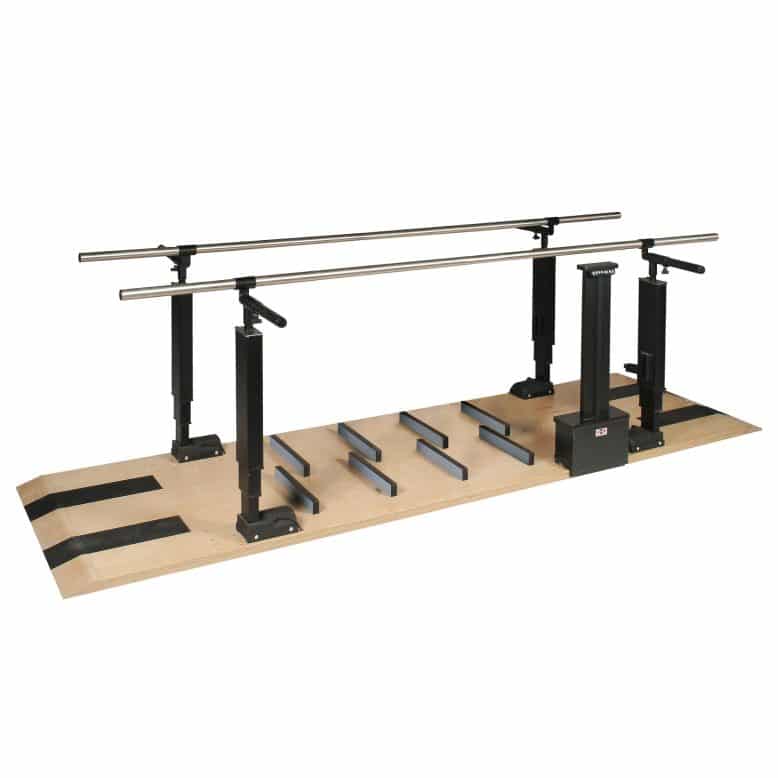 10' Electric Height Adjustable Parallel Bars with Mobility Platform ...