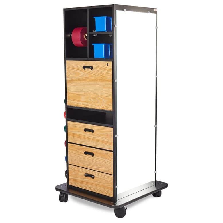 Multi-Purpose Weight Rack with Drawer Storage and Drop Down Work ...