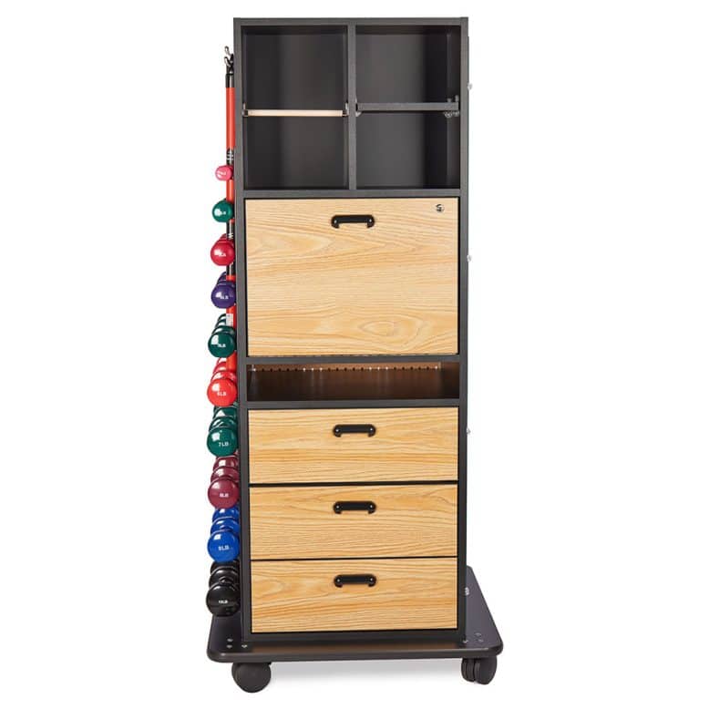 Multi-Purpose Weight Rack with Drawer Storage and Drop Down Work ...