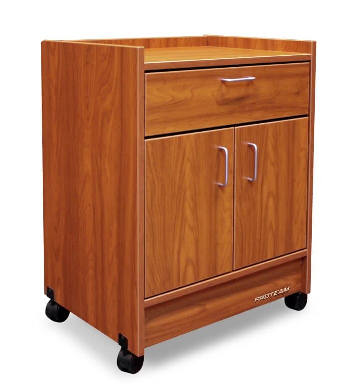 PROTEAM™ - 18"x24" Mega Cart with Drawer and Cabinet Storage - Hausmann ...