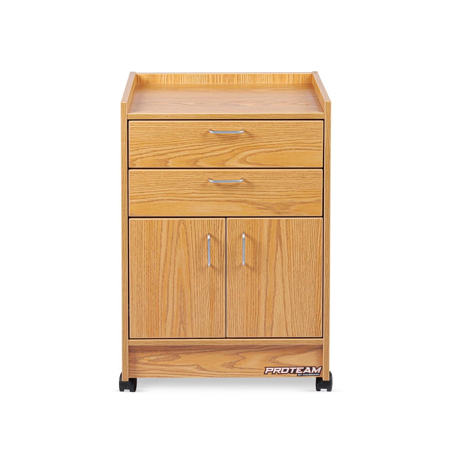 PROTEAM™ - 18"x24" Monster Cart with Double Drawers and Cabinet Storage ...